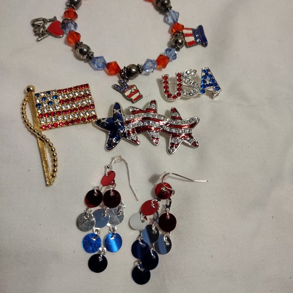 Patriotic Bundle | Jewelry | Patriotic Bundle 7 | Poshmark